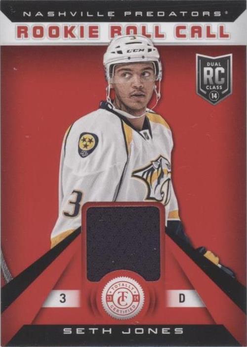 2013-14 Totally Certified - Rookie Roll Call Seth Jones #RR-SJ Red ...