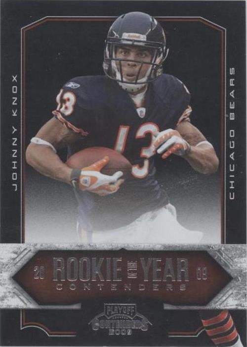2009 Playoff Contenders - Rookie of the Year Contenders #5 Johnny Knox ...