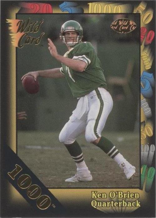 1991 Wild Card - 1000 Stripe #20 Ken O'Brien for sale online | eBay