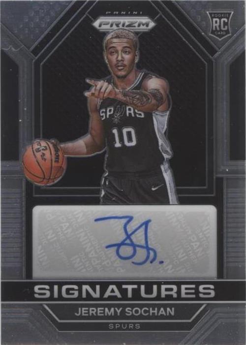 2022-23 Panini Prizm - Rookie Signatures Jeremy Sochan #RSI-JSC (AU, RC ...