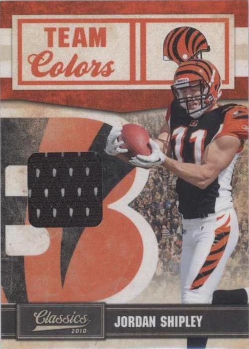 2010 Panini Classics - Team Colors Materials #29 Jordan Shipley /299 ...