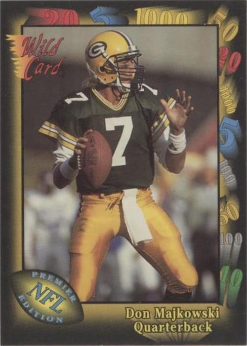 1991 Wild Card - Don Majkowski #117 for sale online | eBay