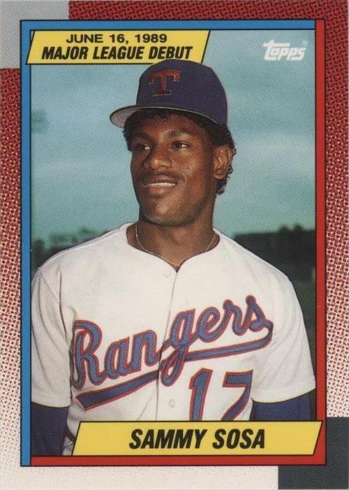 1989-90 Topps Major League Debut 1989 - #120 Sammy Sosa (RC) | Achetez ...