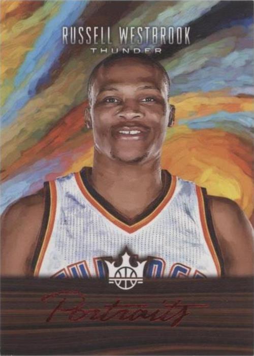 2017-18 Panini Court Kings - Portraits Ruby #51 Russell Westbrook /65 ...