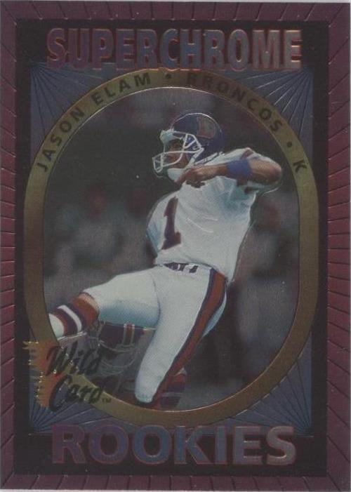 1993 Wild Card - Superchrome Rookies #8 Jason Elam (RC) for sale online ...