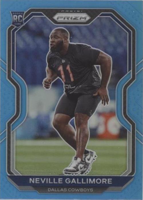 2020 Panini Prizm - Rookie Light Blue Prizm #338 Neville Gallimore (RC ...