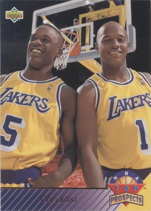 1992-93 Upper Deck - Top Prospects Anthony Peeler, Duane Cooper #455 ...