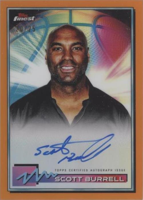 2021 Topps Finest - Finest Autographs Orange Refractor #FA-SB Scott ...
