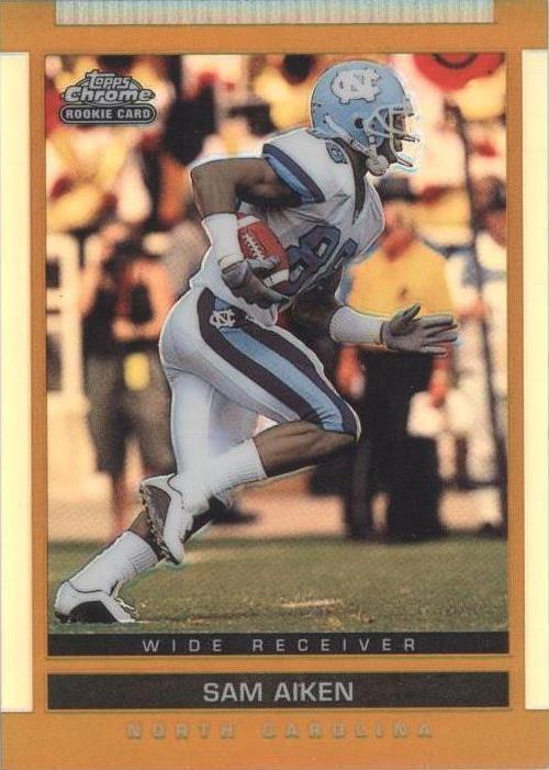 2003 Topps Draft Picks & Prospects - Sam Aiken #149 Chrome Gold ...