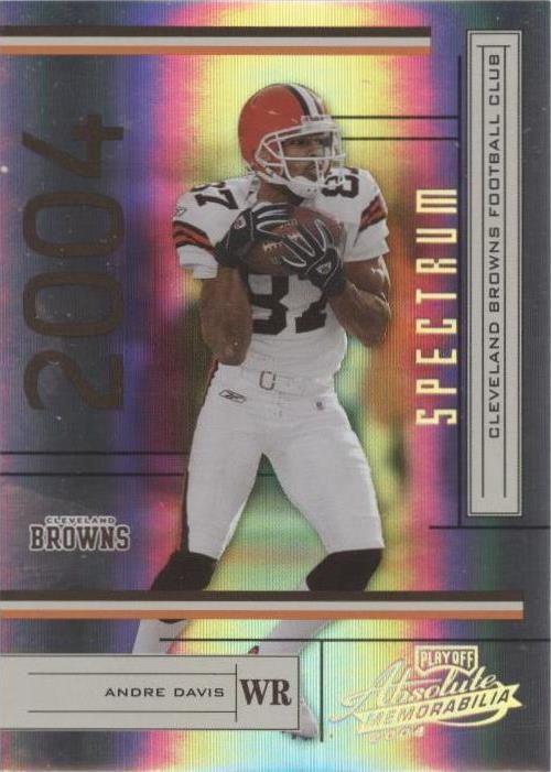 2004 Playoff Absolute Memorabilia - Spectrum #32 Andra Davis /100 for ...