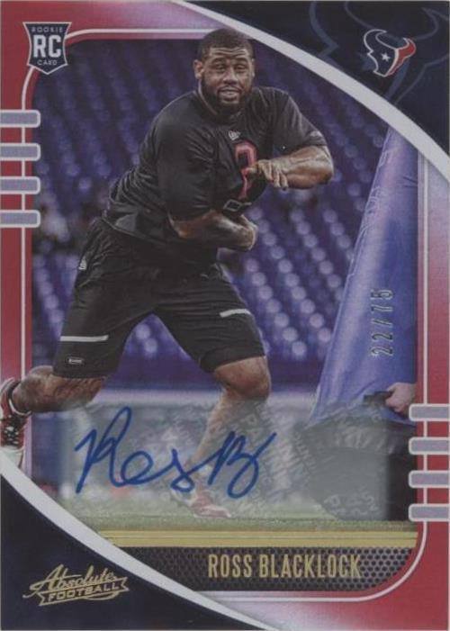 2020 Panini Absolute - Rookie Ross Blacklock #189 Signatures Spectrum ...