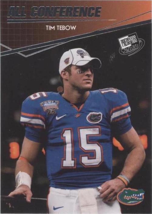 2010 Press Pass - All Conference Tim Tebow #85 (RC) for sale online | eBay