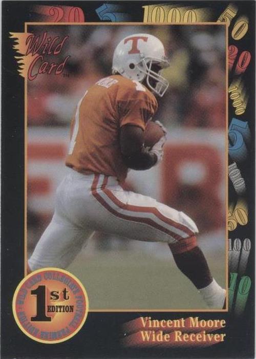1991 Wild Card Draft - Vincent Moore #26 (RC) for sale online | eBay