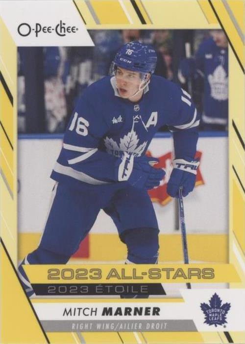 2023-24 O-Pee-Chee - All-Star Mitch Marner #517 Yellow Border for sale ...