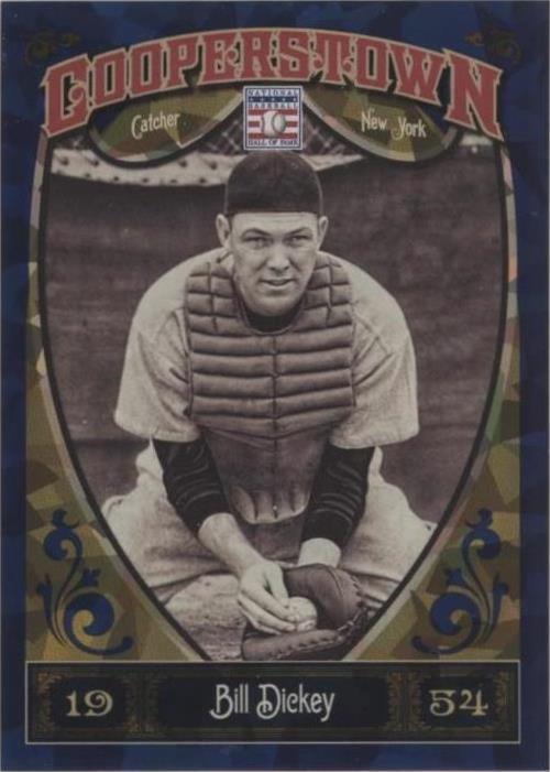 2013 Panini Cooperstown Collection - Blue Crystal Shard #36 Bill Dickey ...