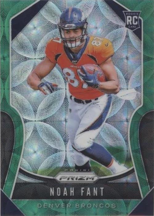 2019 Panini Prizm - Rookies Noah Fant #365 Green Scope Prizm /75 (RC ...