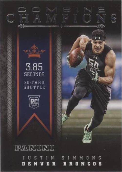 2016 Panini - Combine Champions Justin Simmons #15 (RC) for sale online ...