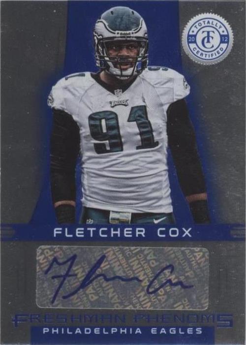 2012 Totally Certified - Freshman Phenoms Signatures Fletcher Cox #130 ...