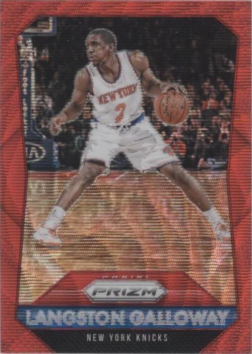 2015-16 Panini Prizm - Langston Galloway #66 Ruby Wave Prizm /350 for ...