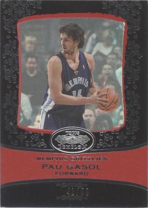 2007-08 Topps Echelon - Red #16 Pau Gasol /50 for sale online | eBay
