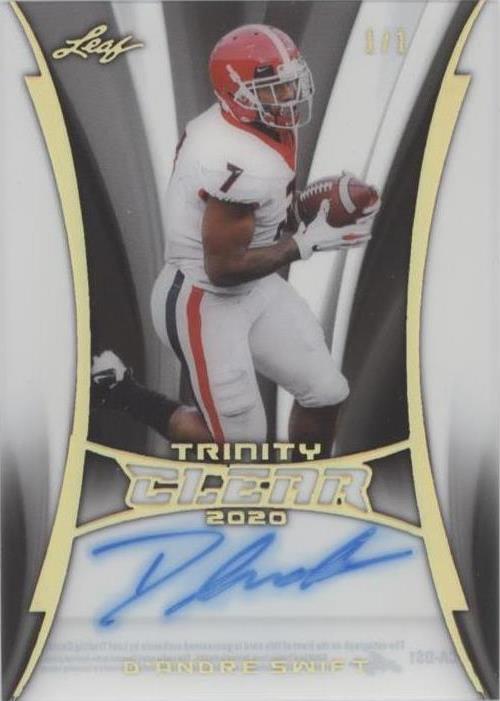 2020 Leaf Trinity - Clear Auto Spectrum Gold Holofoil #CA-DS1 D'Andre ...
