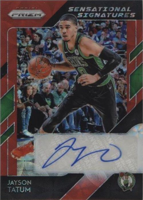 2018-19 Panini Prizm - Sensational Signatures Jayson Tatum #SS-JTT ...