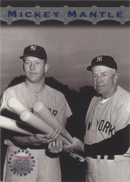 1996 Topps Stadium Club - Mickey Mantle Mickey Mantle, Casey Stengel # ...
