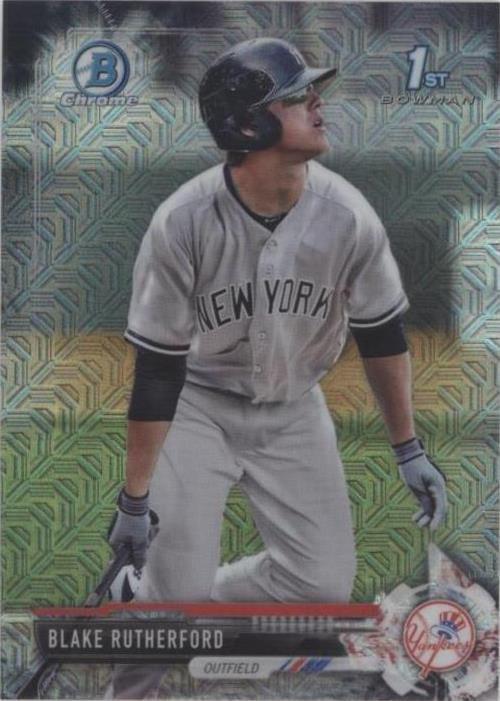 2017 Bowman - Chrome Prospects Blake Rutherford #BCP121 Refractor (RC ...
