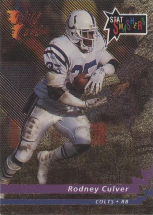 1993 Wild Card - Stat Smashers Gold #ESS-78 Rodney Culver for sale ...