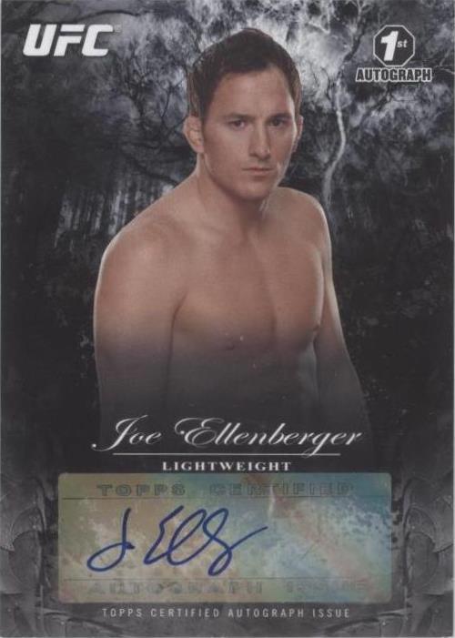 2014 Topps UFC Bloodlines - Fighter Autographs #FA-JEL Joe Ellenberger ...