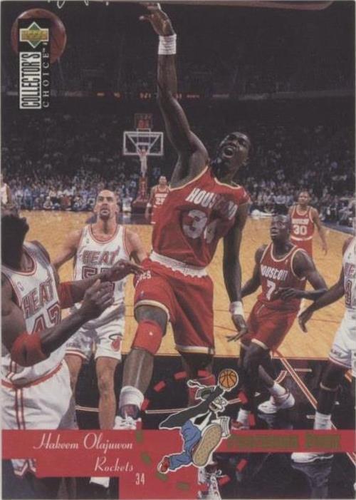 1995-96 Upper Deck Collector's Choice - Professor Dunk Hakeem Olajuwon ...