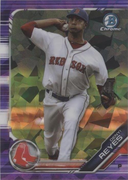 2019 Bowman Chrome Draft Sapphire Edition - Purple #BDC-142 Denyi Reyes ...
