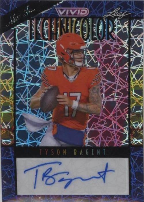 2024 Leaf Vivid - Technicolor Tyson Bagent #T-TB2 Purple Laser /1 (AU ...