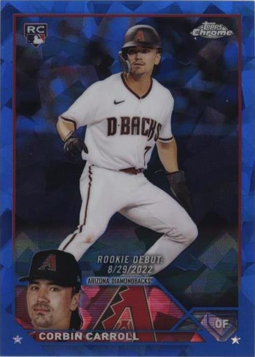 2023 Topps Chrome Update Series Sapphire Edition - Rookie Debut #USCS24 Corbin Carroll (RC) for ...