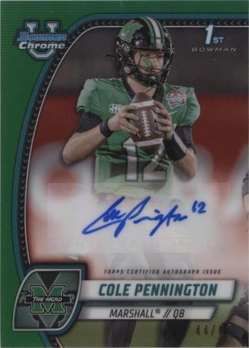 2024 Bowman University Chrome - Chrome Prospect Autographs Cole ...