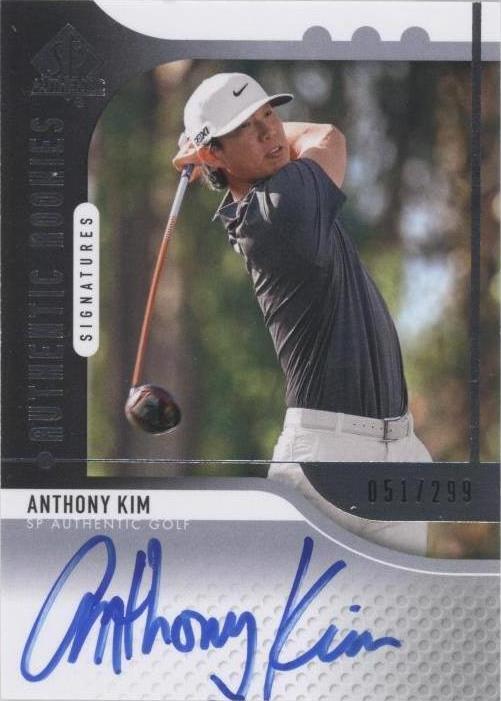 2012 SP Authentic - Authentic Rookies Signatures #119 Anthony Kim /299 ...