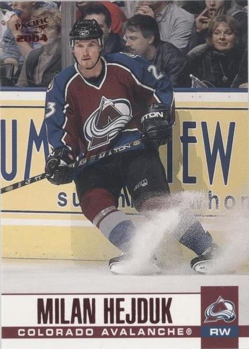 2003-04 Pacific - Red #84 Milan Hejduk for sale online | eBay