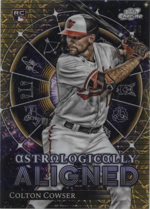 2024 Topps Cosmic Chrome - Astrologically Aligned Colton Cowser #AA-24 Gold Interstellar ...