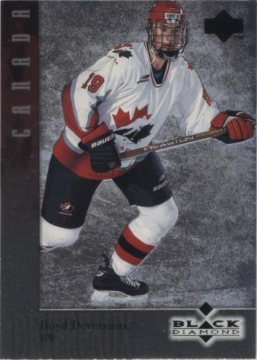 1996-97 Upper Deck Black Diamond - Single Diamonds #86 Boyd Devereaux ...