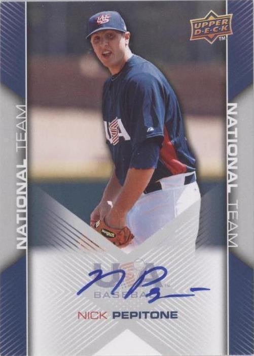 2009 Upper Deck USA Baseball Box Set - Nick Pepitone #USA-66 (AU, RC ...