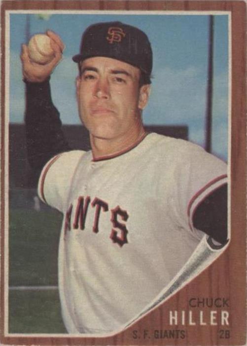 1962 Topps - #188 Chuck Hiller for sale online | eBay