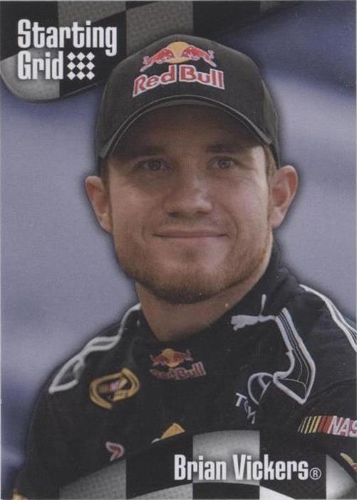 2008 Press Pass - Starting Grid #SG 15 Brian Vickers for sale online | eBay
