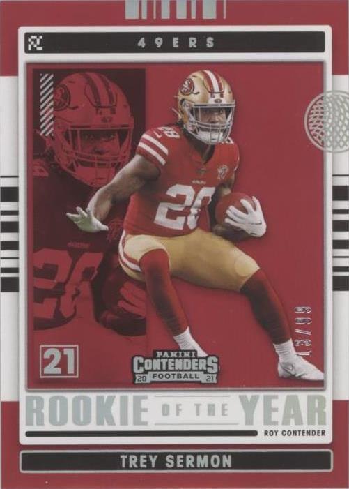 2021 Panini Contenders - Rookie of the Year Contenders Silver #ROY-TSE ...