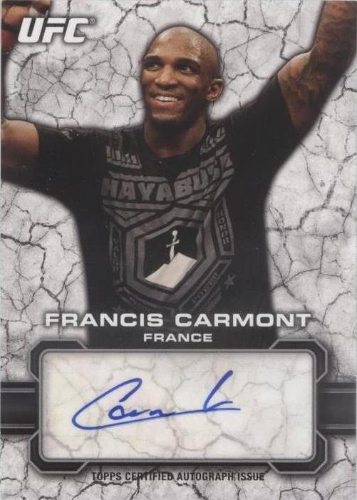 2013 Topps UFC Bloodlines - Fighter Autographs #FA-FC Francis Carmont ...