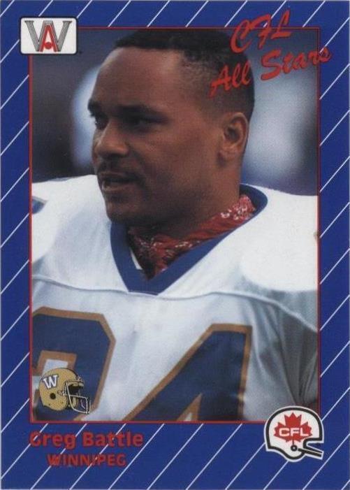 1991 All World CFL - Greg Battle #59 for sale online | eBay