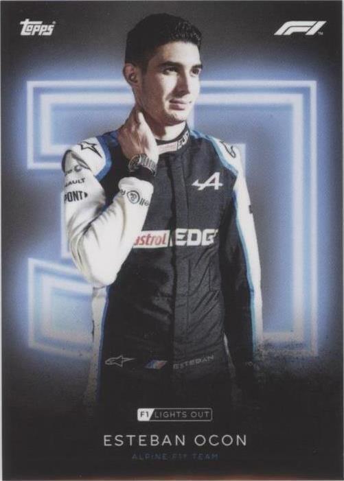 2021 Topps Formula 1 Lights Out - Esteban Ocon for sale online | eBay