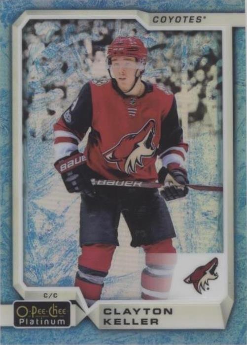 2018-19 O-Pee-Chee Platinum - Arctic Freeze #27 Clayton Keller /79 for ...