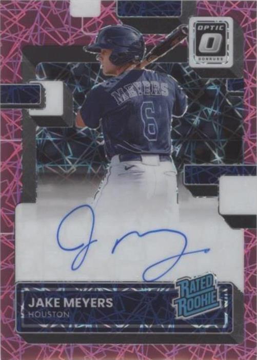 2022 Panini Donruss Optic - Rated Rookie Signatures Jake Meyers #RRS-JM ...