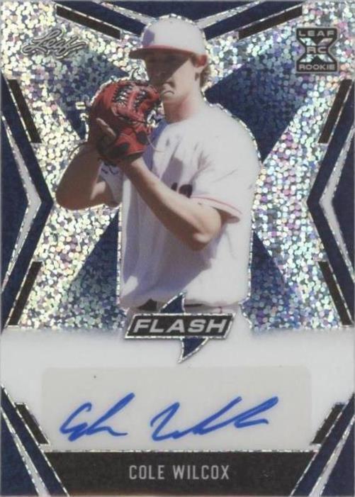 2020 Leaf Flash - Cole Wilcox #BA-CW1 Blue /50 (AU, RC) for sale online ...