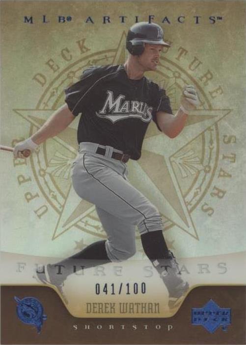 2005 Upper Deck Artifacts - Future Stars Blue #219 Derek Wathan /100 ...
